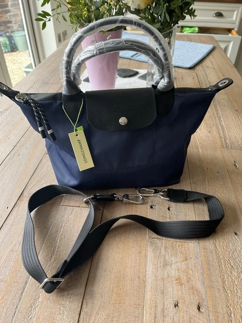 LONGCHAMP LE PLIAGE ENERGY SMALL TOP HANDLE HANDBAG Navy Genuine £94.31 ...