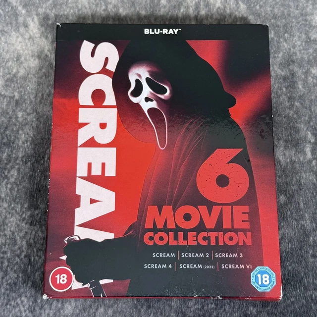 SCREAM 6 MOVIE Collection Blu-ray Box Set - Scary Horror Slasher Movies ...