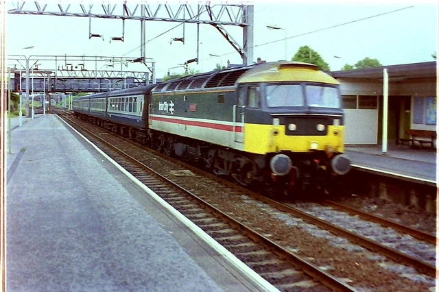 35MM RAILWAY COLOUR Negative Class 47 637 at Sandbach £1.95 - PicClick UK