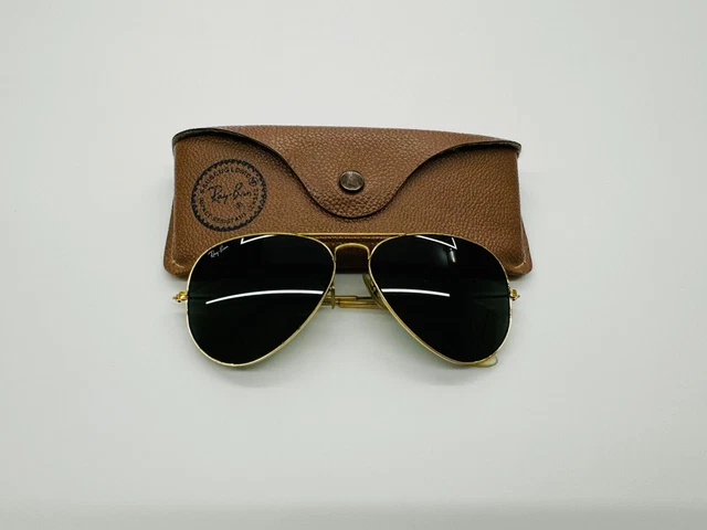 VINTAGE RAY BAN Aviator 58[]14 G15 B&L Bausch&Lomb B&L condizione usata EUR 1,17 - PicClick IT