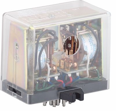 OMRON MKW33P FLIP-FLOP Relay With Two Coils 110 Vac + 20 Pin Socket ...