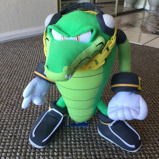 RARE SONIC THE Hedgehog Vector the Crocodile 15 Inch Plush £40.05 ...