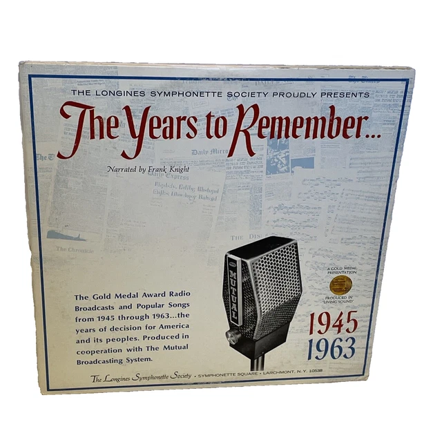 FRANK KNIGHT THE Years To Remember (1945-1963)(Vinyl, 1966, 2x LP ...