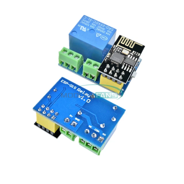 ESP8266 5V WIFI Relay Module ESP-01 Smart Home Phone Remote Control ...