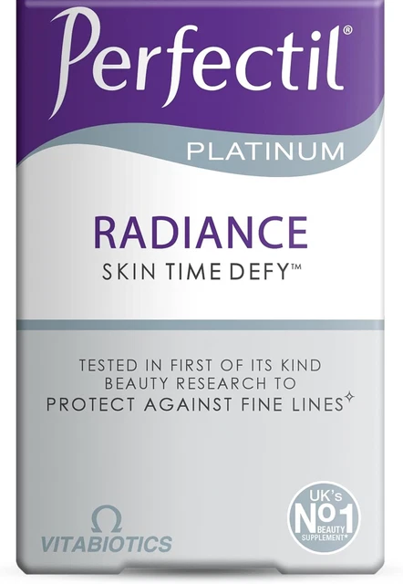 PERFECTIL PLATINUM SKIN Radiance Tablets with Time-Defy 60 count (Pack ...