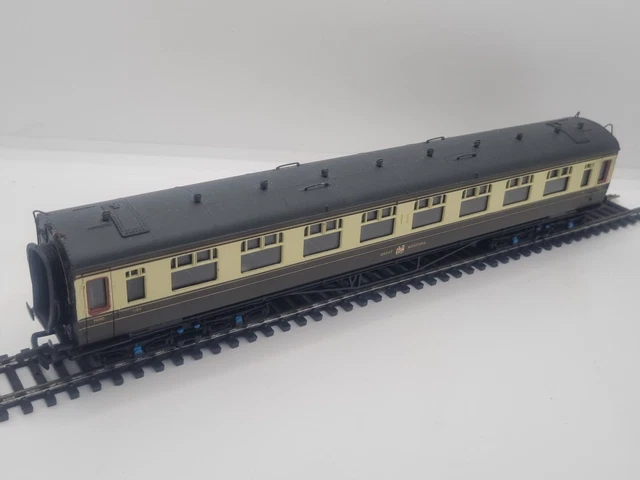 BACHMANN OO 34-100A GWR Collett 60 1st Class Coach Chocolate & Cream ...