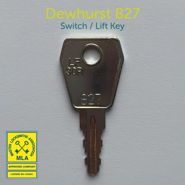 DEWHURST 827 SWITCH / Lift Key £3.25 - PicClick UK