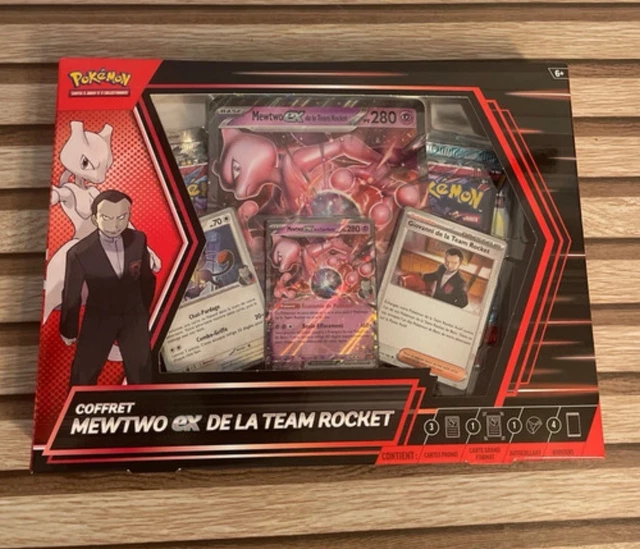 POKÉMON ! COFFRET Juin 2025 "Mewtwo ex de la Team Rocket" Français ...