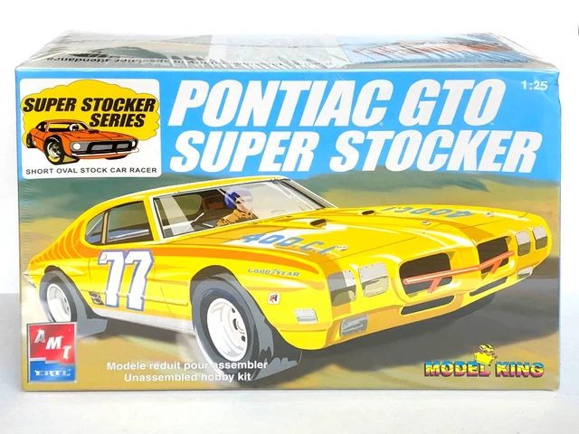 AMT ERTL 21464 1/25 Scale Pontiac GTO Superstocker Plastic Model Kit £ ...