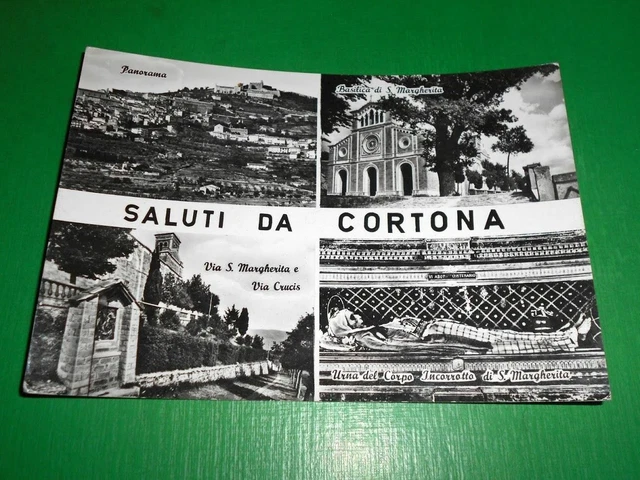 CARTOLINA SALUTI DA Cortona - Vedute diverse 1970 ca. EUR 7,99 ...