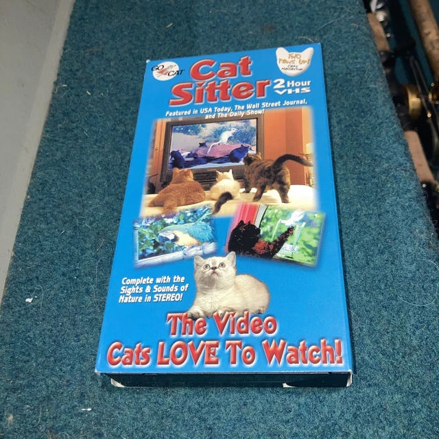 CAT SITTER VHS Tape 2001 Sights & Sounds of Nature Movie For Cats ...
