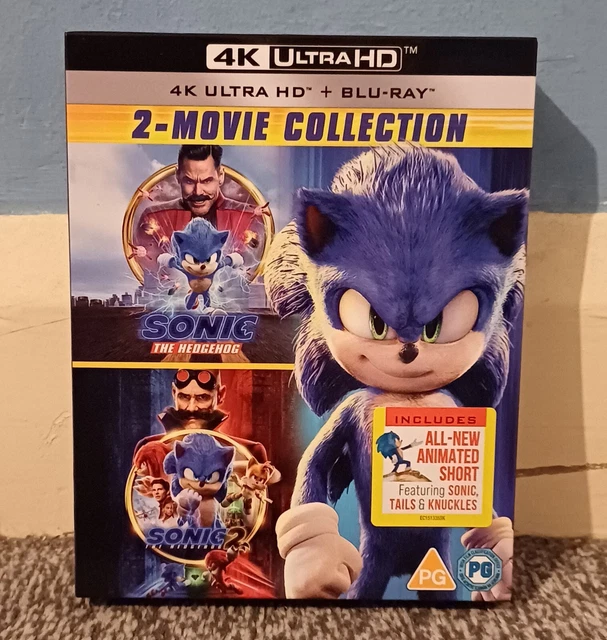 SONIC THE HEDGEHOG 2-Movie Collection (2020-2022) 4K ULTRA HD + Blu-Ray ...