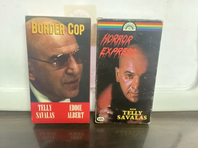 TELLY SAVANA’S, HORROR Express Goodtimes Home Video VHS / Border cop ...