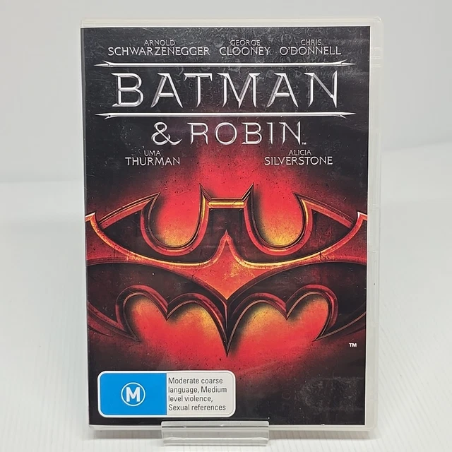 BATMAN AND ROBIN DVD Arnold Schwarzenegger Chris O'Donnell George ...
