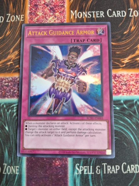 YU-GI-OH! TCG ATTACK Guidance Armor KC01-EN001 Ultra Rare Limited Near ...