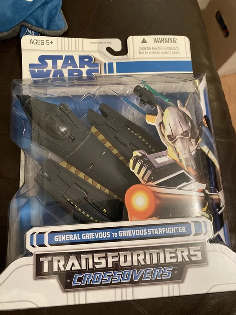 STAR WARS TRANSFORMERS Crossovers General Grievous Starfighter Toy ...