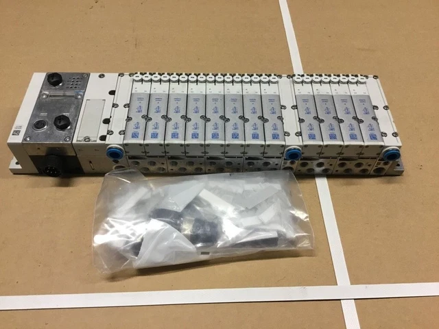 FESTO CPX-MPA VENTILINSELN FB33 CPX-M-FB33 + MPAII Ventilen NEU! EUR 1. ...