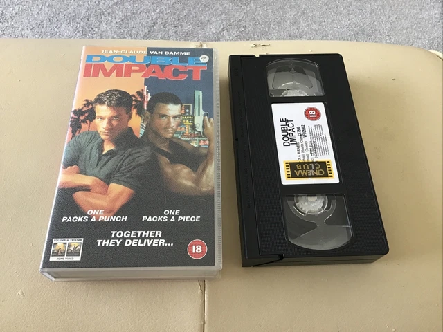 DOUBLE IMPACT- VHS Video Movie Cassette Tape VGC 1997 £7.98 - PicClick UK