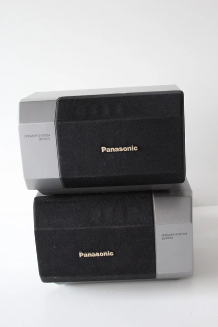 PANASONIC SURROUND GREY sound speakers - Set Of Two - SB-PS70 (NOT ...
