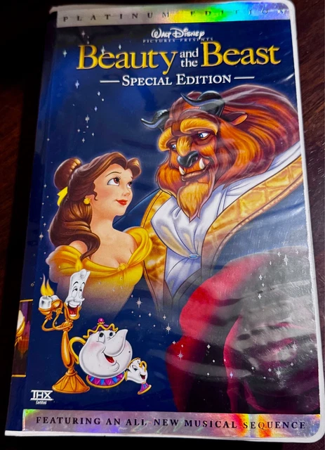 WALT DISNEY SPECIAL Platinum Edition Beauty And The Beast VHS *Read ...