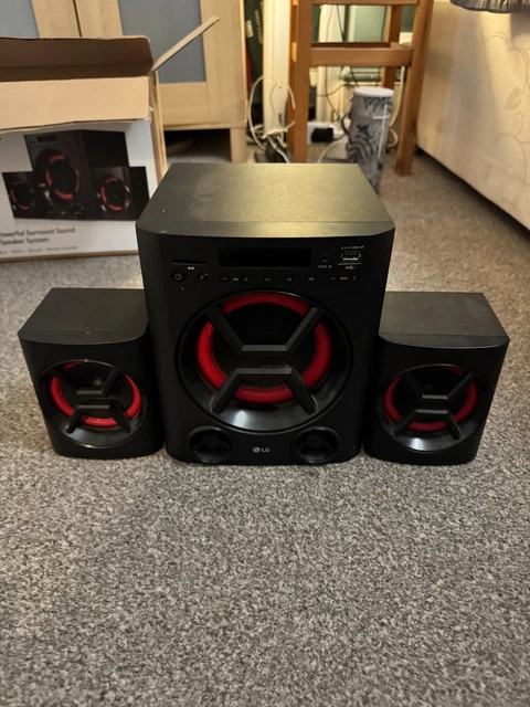 LG LK72B BLUETOOTH Hi-Fi Multimedia Sound System - Black £16.15 ...