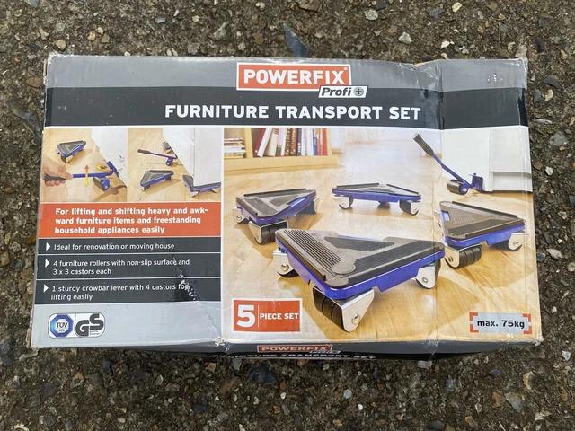 POWERFIX 75KG 5 Pcs Furniture Transport Set Profi+ for Household ...