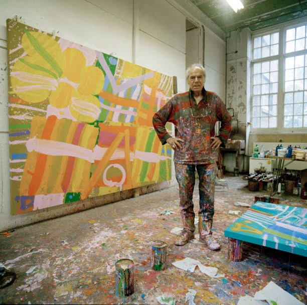 ENGLISH ABSTRACT EXPRESSIONIST artist Albert Irvin known as Bert I- Old ...