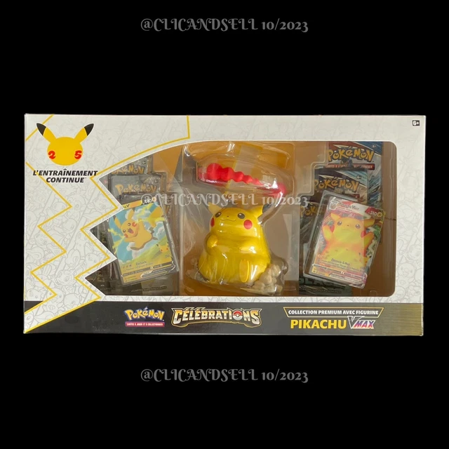 COFFRET POKEMON CÉLÉBRATIONS Pikachu VMAX 25 Ans NEUF - SCELLÉ EUR 51 ...