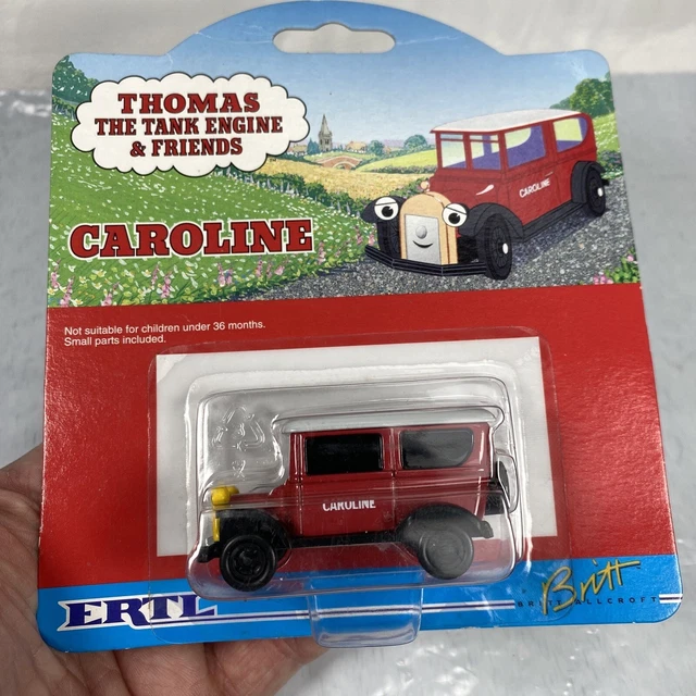 THOMAS THE TANK Engine & Friends ERTL CAROLINE CAR DIECAST NEW AND ...