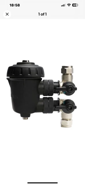 WORCESTER-BOSCH GREENSTAR MINI System Filter 22mm L23cm W21cm ...