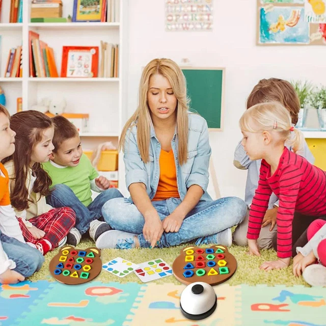 SHAPE MATCHING GAME Color-Sensory Educational Toy, Matching Quick ...