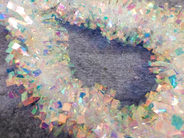 BREAST CANCER NOW: Christmas tinsel - white and gold £2.24 - PicClick UK