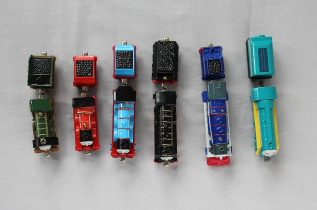THOMAS FRIENDS TAKE N Play Along Diecast Lot Trains w Tenders - Hank ...