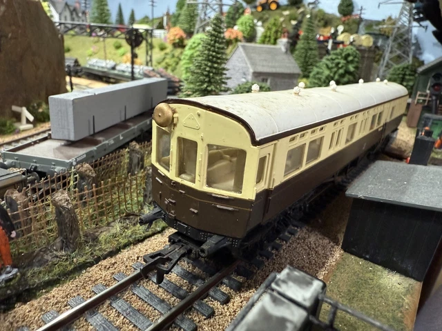 AIRFIX GWR OVER Twin Cities Chocolate & Cream Livery Autocoach OO Gauge ...
