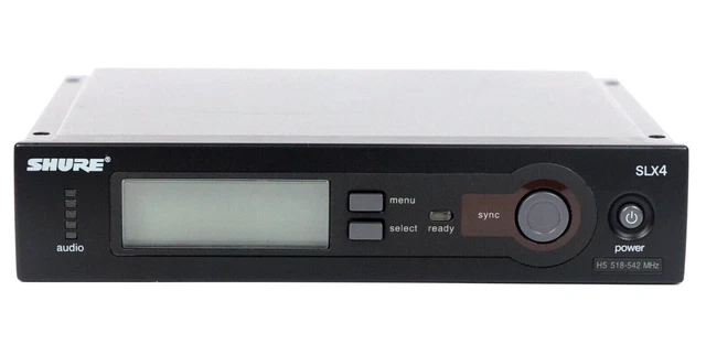 SHURE SLX4 (DIVERSITY Wireless Empfänger/Sender H5-518-542 MHz ...