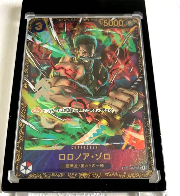 ONE PIECE CARD Game Roronoa Zoro OP01-025 Flagship Battle 2023 Promo MT £643.29 - PicClick UK