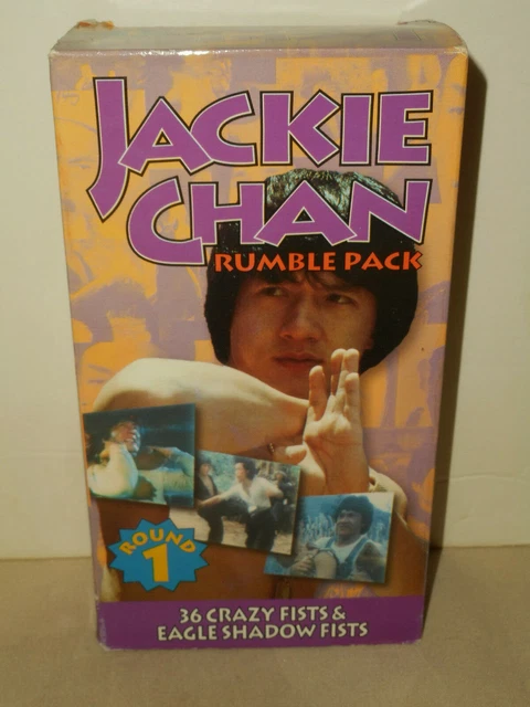 JACKIE CHAN RUMBLE PACK VHS Movies Box Set 36 Crazy Fists & Eagle ...