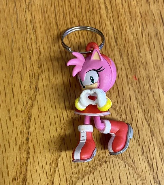SONIC THE HEDGEHOG Backpack Hanger Amy Rose Figure Keychain Hangars ...