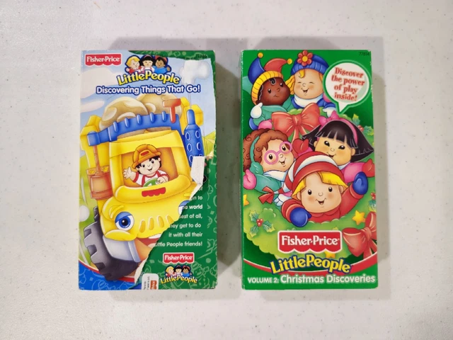 FISHER PRICE LITTLE People VHS Lot SET Of 2 £4.70 - PicClick UK FISHER PRICE LITTLE People VHS Lot SET Of 2 £4.70 - PicClick UK