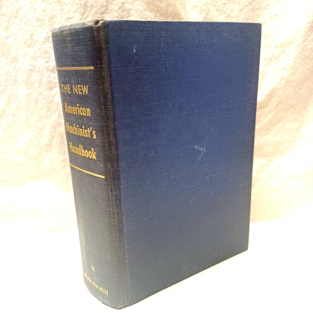 MACHINISTS HANDBOOK 1955 Book Fred H Colvin New American McGraw-Hill £ ...