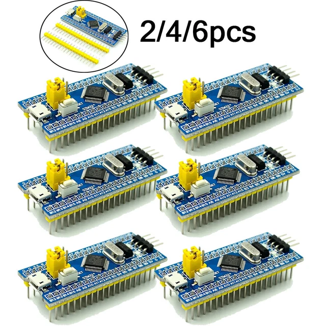 SET OF 2/4/6 STM32F103C8T6 ARM STM32 Minimum System Development Board ...