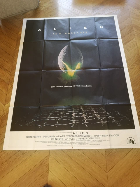 AFFICHE CINÉMA ALIEN le 8e passager rare. 120x160 cms EUR 40,00 ...