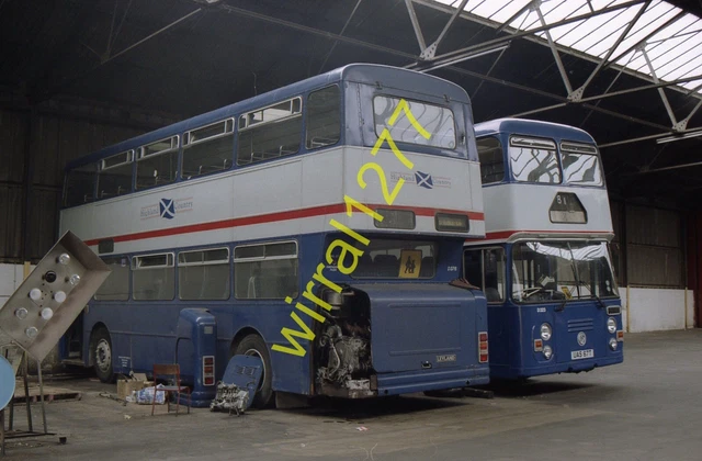 ORIGINAL BUS PHOTOGRAPHIC negative Stotts Fleetline YNA300M, Ex GMT £3. ...
