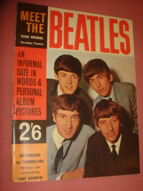 BEATLES ORIGINAL &MEET The Beatles" 1963 magazine, Star Special 12, v.g ...
