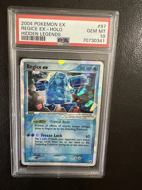 2004 POKEMON EX Hidden Legends Regice Ex - Holo #97 PSA 10 Gem Mint EUR ...