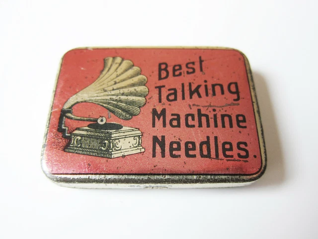 GRAMMOPHON NADELDOSE BEST TALKING MACHINE NEEDLES gramophone needle tin ...