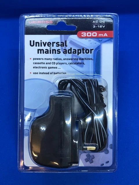 UK UNIVERSAL 3-12V Adjustable Voltage Adapter Charger AC/DC Power ...