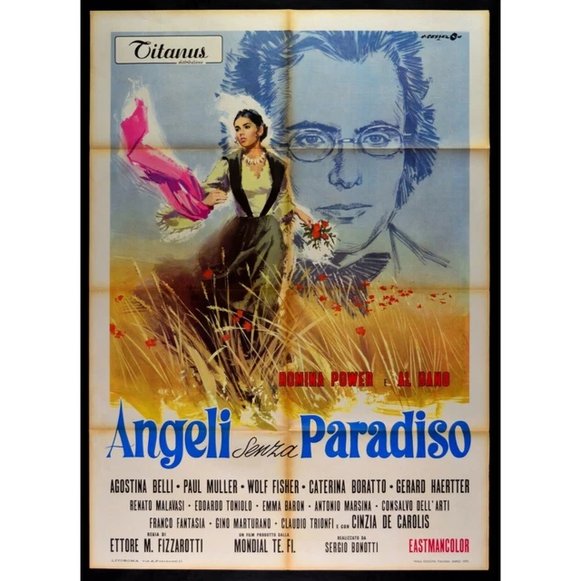 AFFICHE ANGELI SANS PARADIS Al Bano Romina Power Belli Fizzarotti A23 ...