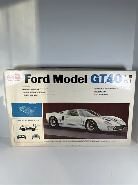 BANDAI 1:16 SCALE #K101-898 Ford Model GT40 Open Box Sealed Parts £185. ...
