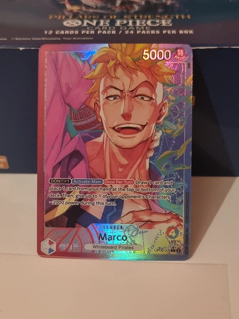 ONE PIECE TCG Karte Marco OP08 Leader Proxy EUR 10,00 - PicClick DE